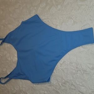 Fabletics | Swim | Nwt Fabletics Blue Low Back One Piece Swimsuit ...